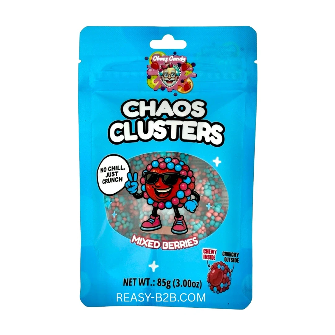 Chaos Candy Gummy Cluster - Mixed Berries (Blue) 85g